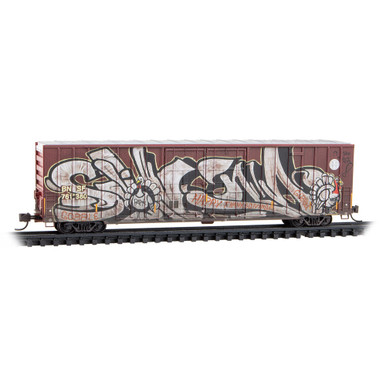 Micro-Trains Line 12344170 - Weathered 60' Rib Side High-Cube Boxcar ...
