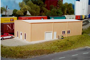 Pikestuff 541-0004 - Prefab Warehouse - HO Scale Kit - Midwest Model ...