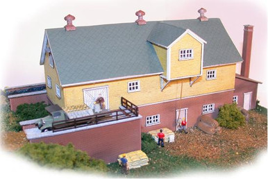 N Scale Architect 10010 - Hanaford Mills - N Scale Kit - Midwest Model ...