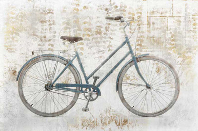 BLUE BICYCLE Artwork by Roozbeh | Grand Art