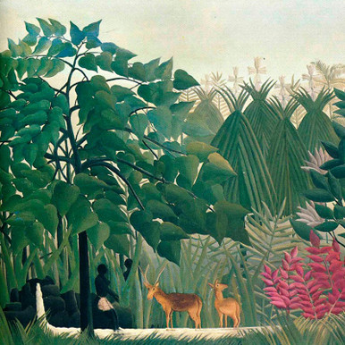 The Waterfall by Henri Rousseau | Grand Art