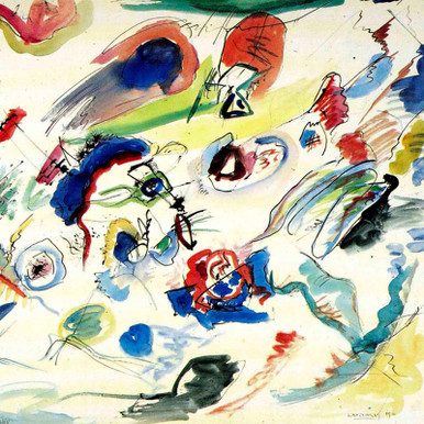 First Abstract Watercolor by Wassily Kandinsky | Grand Art