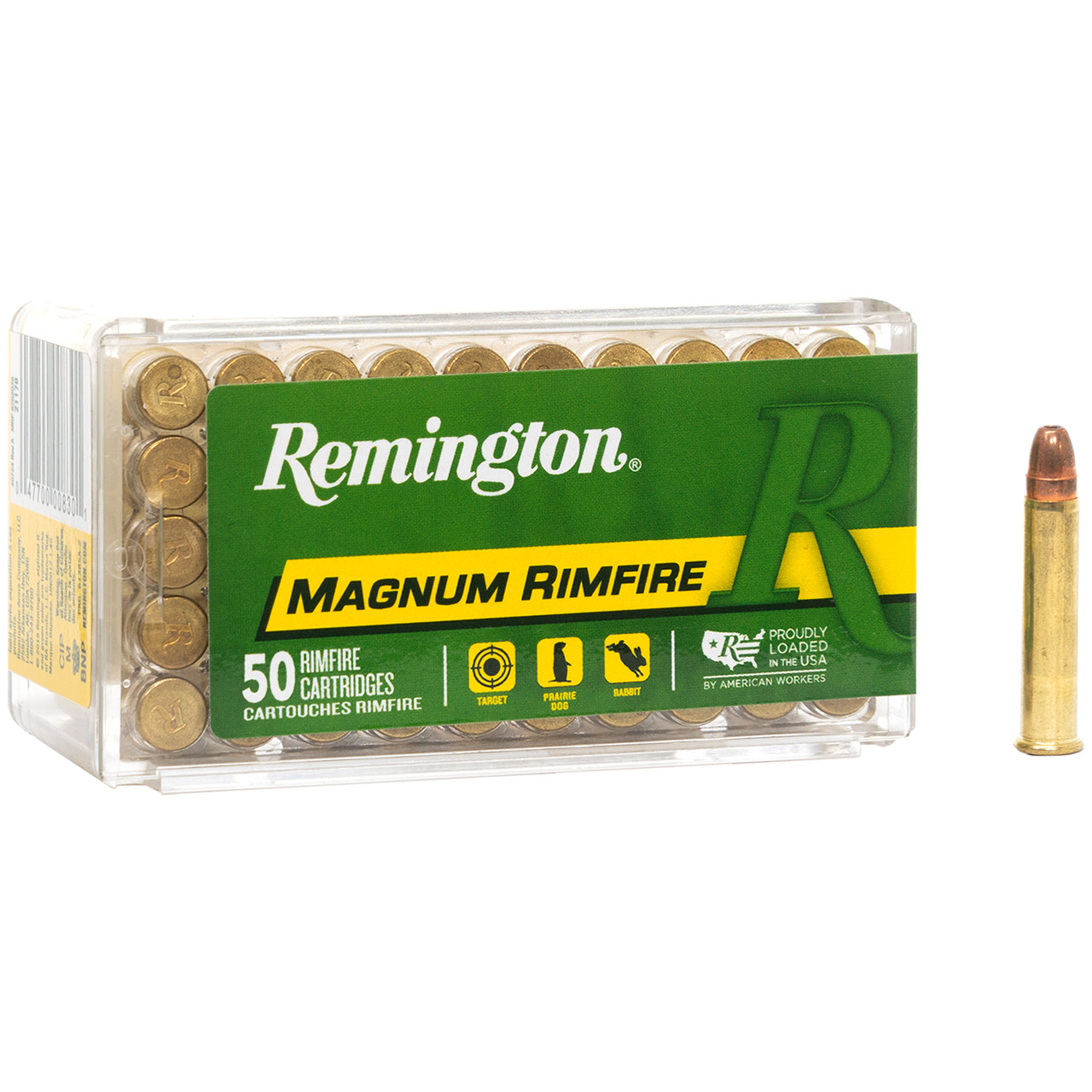 Remington Magnum Rimfire Ammunition: 22 WMR, 40 gr, JHP, 1910 fps ...