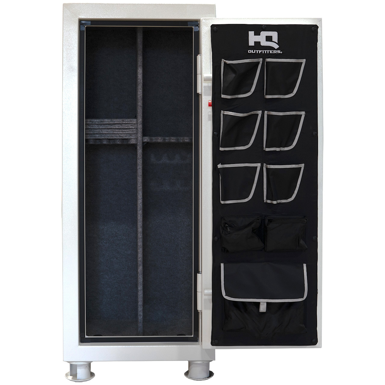 HQ Outfitters 24 Gun Safe, White with Canada Flag Decal