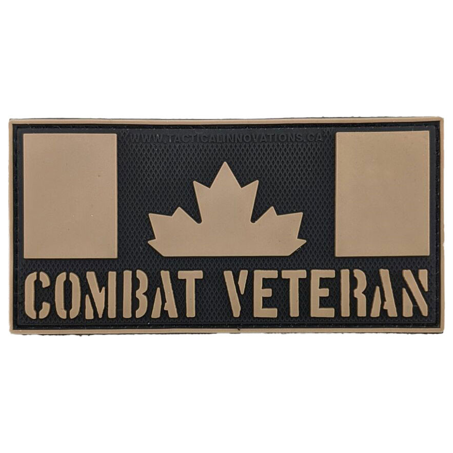 Tactical Innovations Canada Canadian Combat Veteran PVC Morale Patch