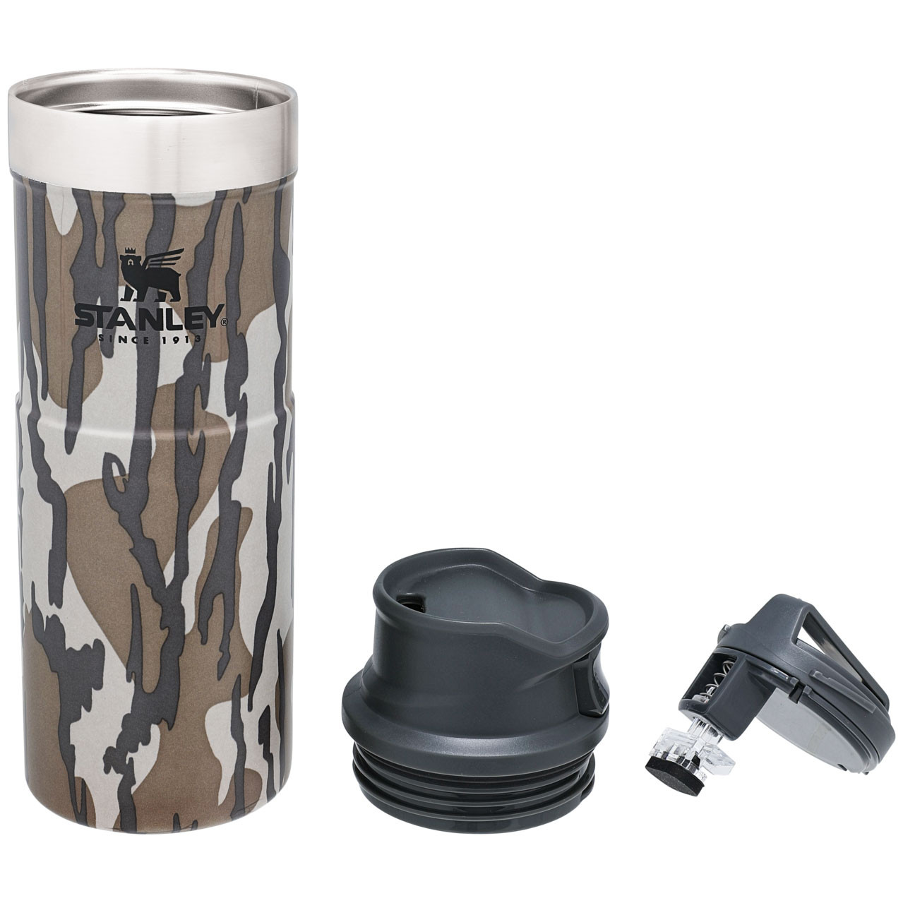Stanley Classic Trigger-Action Travel Mug 16 oz | 0.47L: Mossy Oak ...