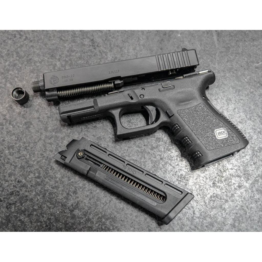 TacSol Rimfire Magazine for GLOCK - 22 LR, 10-Rounds, Polymer, Black