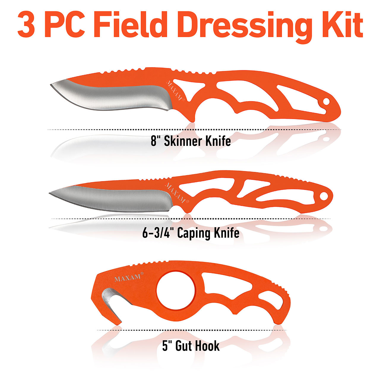 Maxam 3-Piece Field Dressing Kit