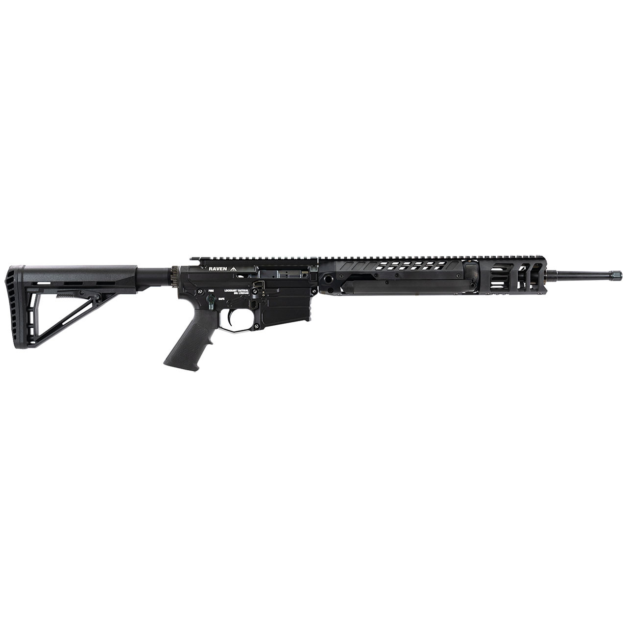 Lockhart Tactical Raven Platinum Rifle - 5.56 NATO, 18.6" Barrel, BLK ...