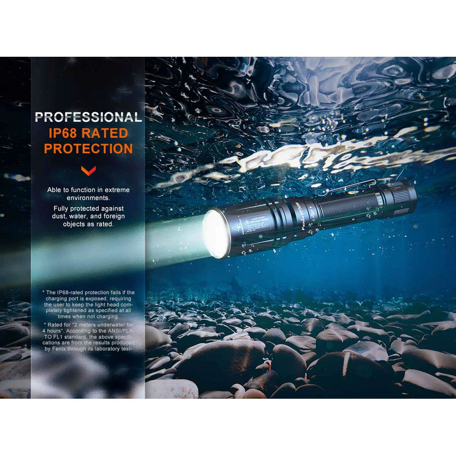 Fenix HT30R White Laser Flashlight - 500 Lumens