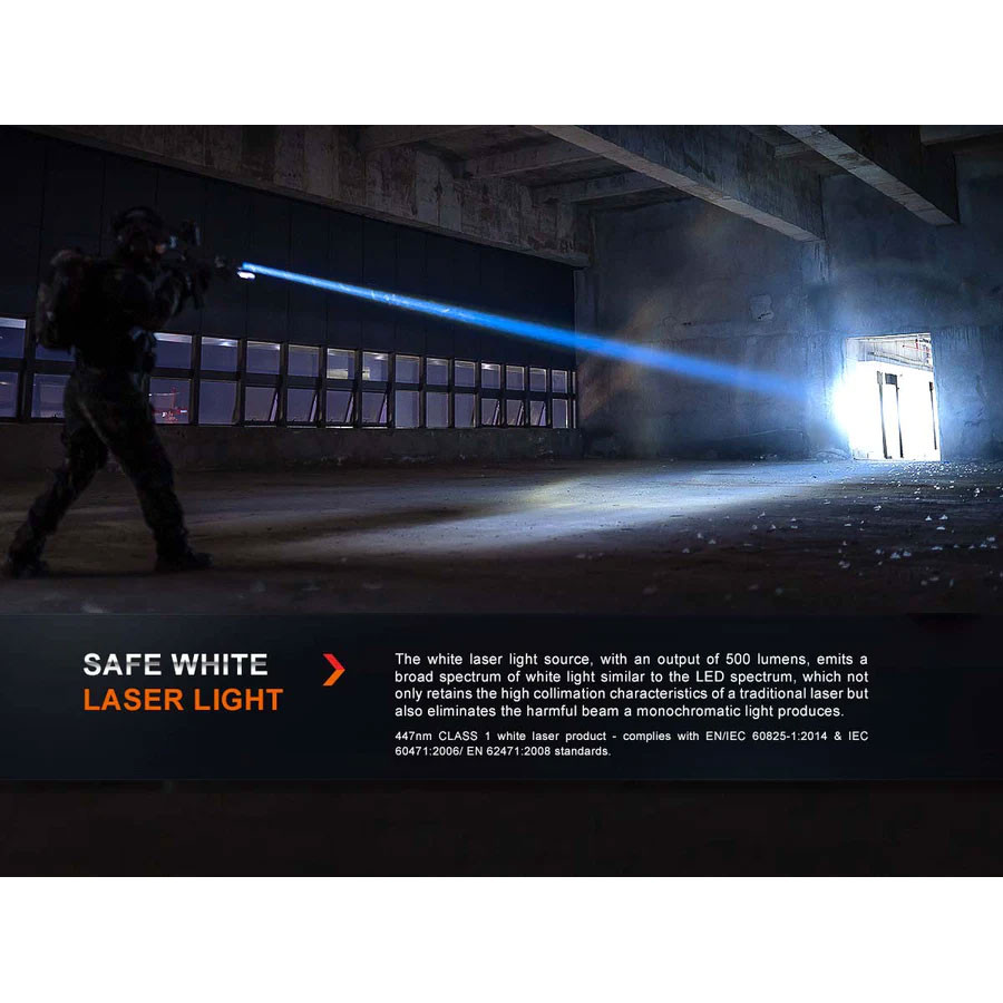 Fenix HT30R White Laser Flashlight - 500 Lumens