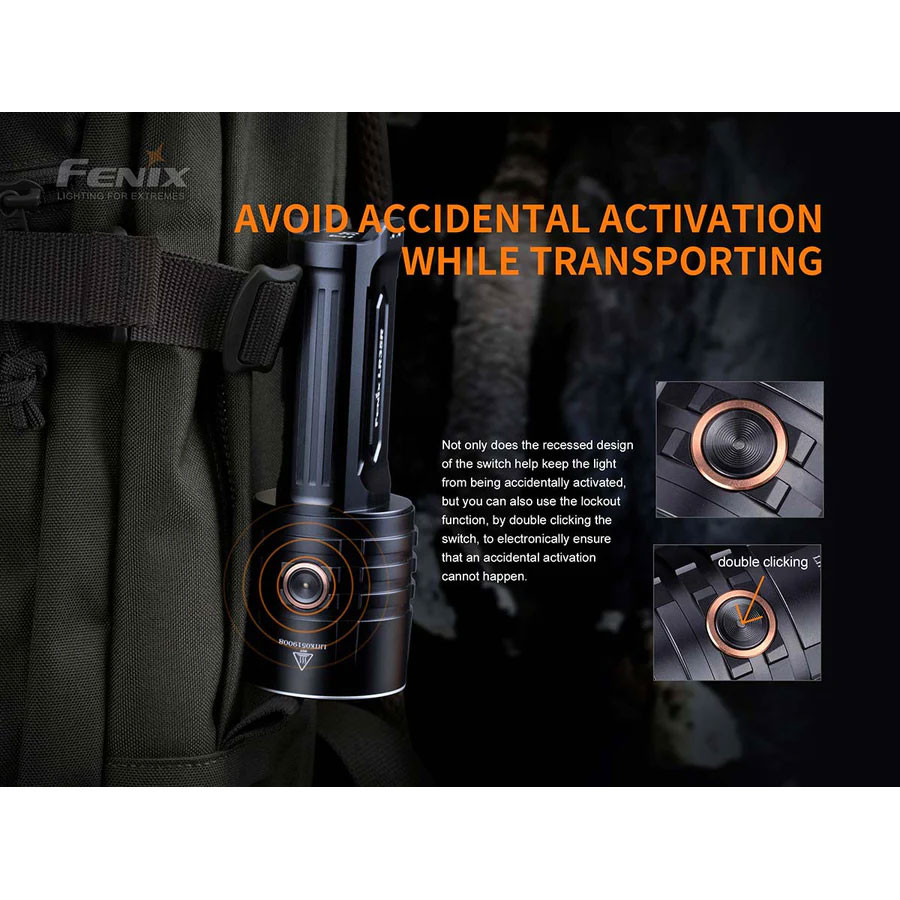 Fenix LR35R Rechargeable Flashlight - 10,000 Lumens