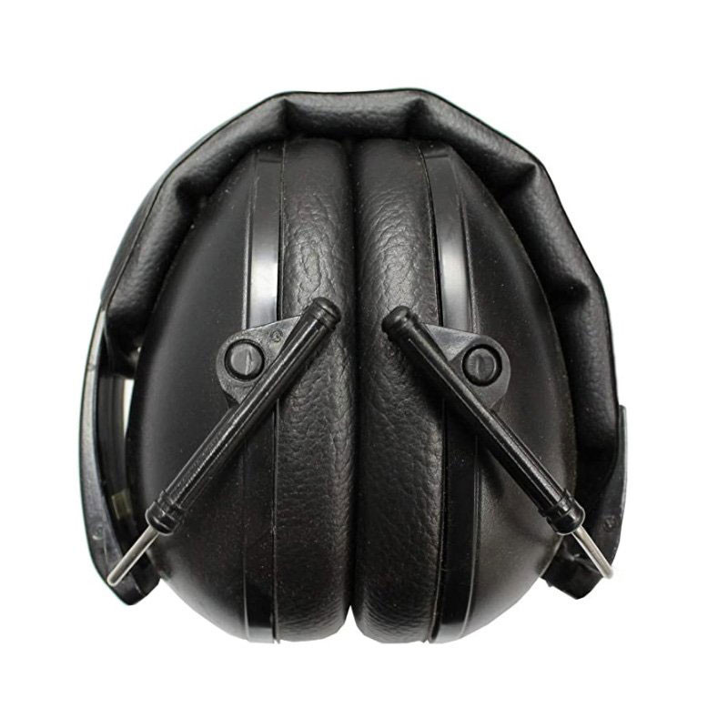 Walker's Low Profile Folding Passive Earmuffs: Black