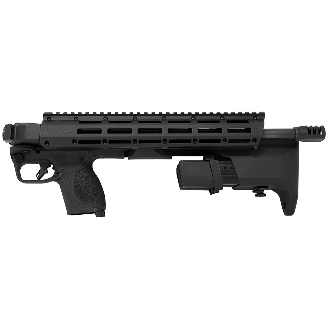 MCARBO S&W M&P FPC Muzzle Brake: 9mm, 1/2x28 Threads