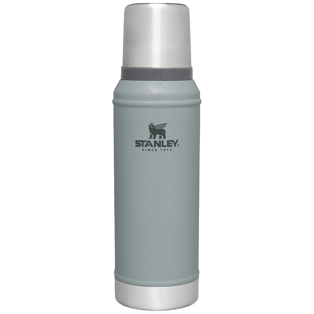 Stanley Classic Legendary Bottle, 1qt | 0.95L: Hammertone Silver