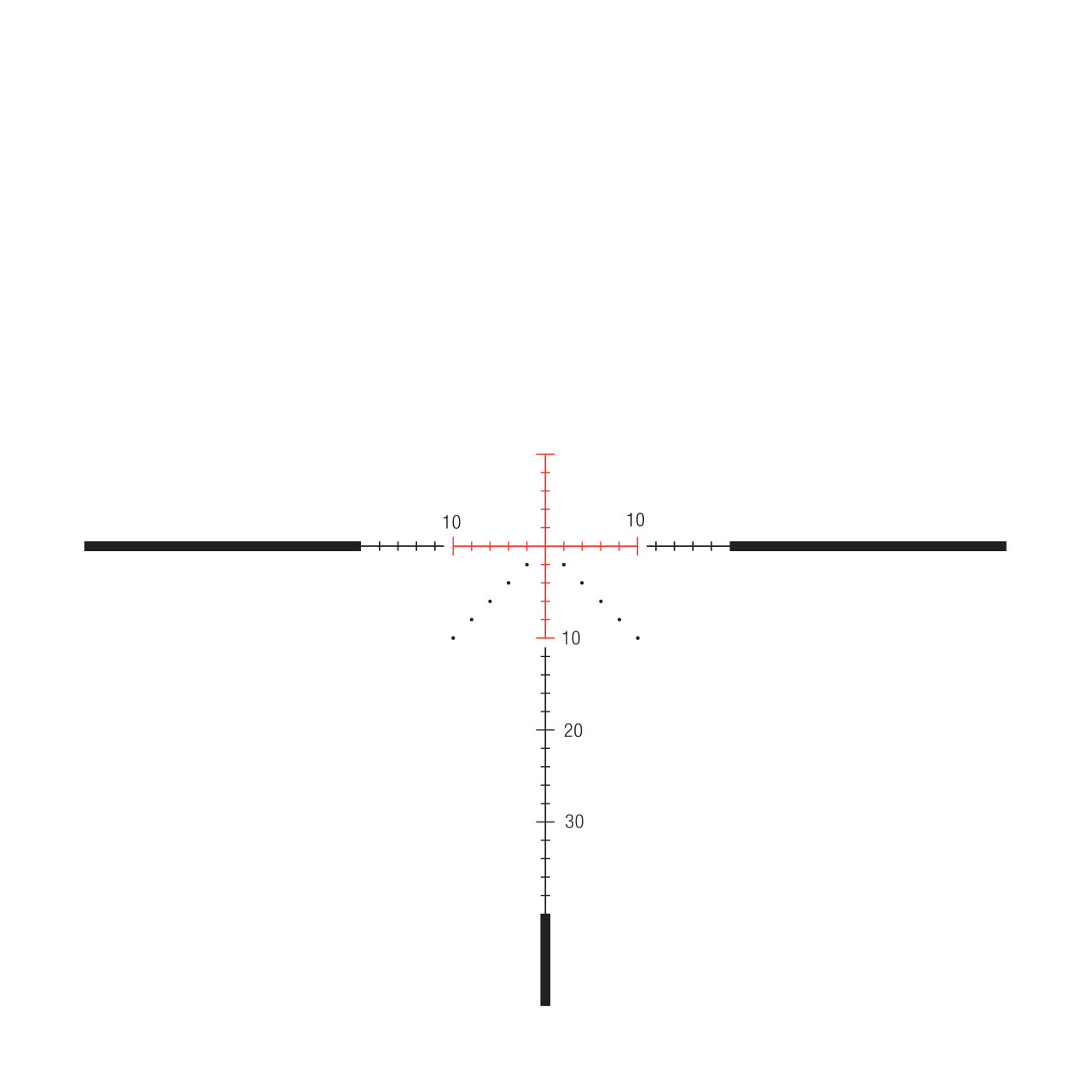 Trijicon Credo 3-9x40 SFP Riflescope: 1" Tube, Red MOA Precision Hunter ...