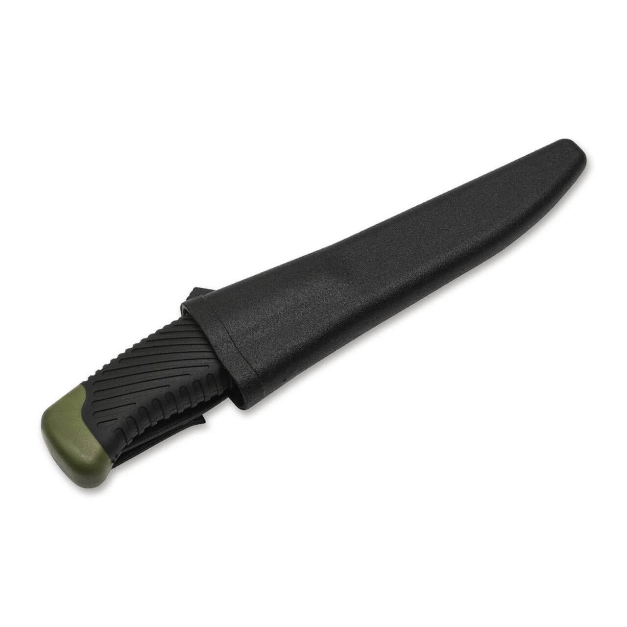 Boker Magnum Falun Green Knife: 3.94", 420 Stainless Steel Blade, Olive / Black Rubber Handle ...