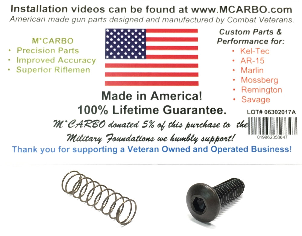 M*CARBO Savage AXIS Trigger Spring Kit | CSC - Canada's Gun Shop