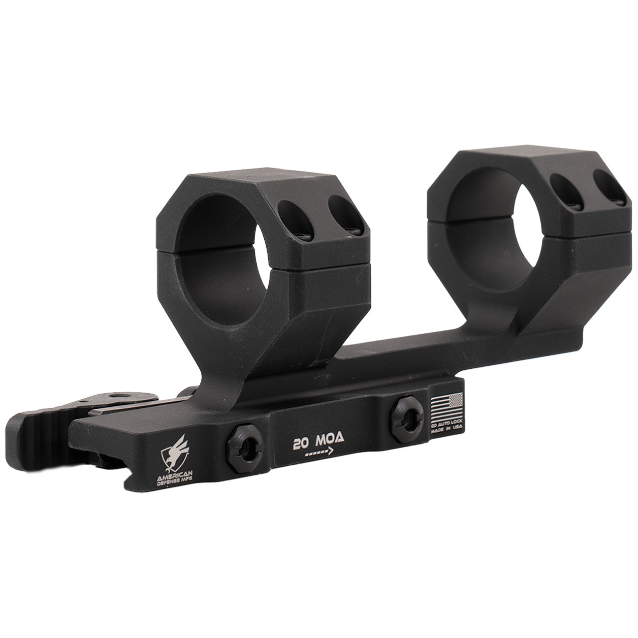 ADM AD-Delta-C Cantilevered Scope Mount: 30mm, 1.5", 20 MOA, Standard ...