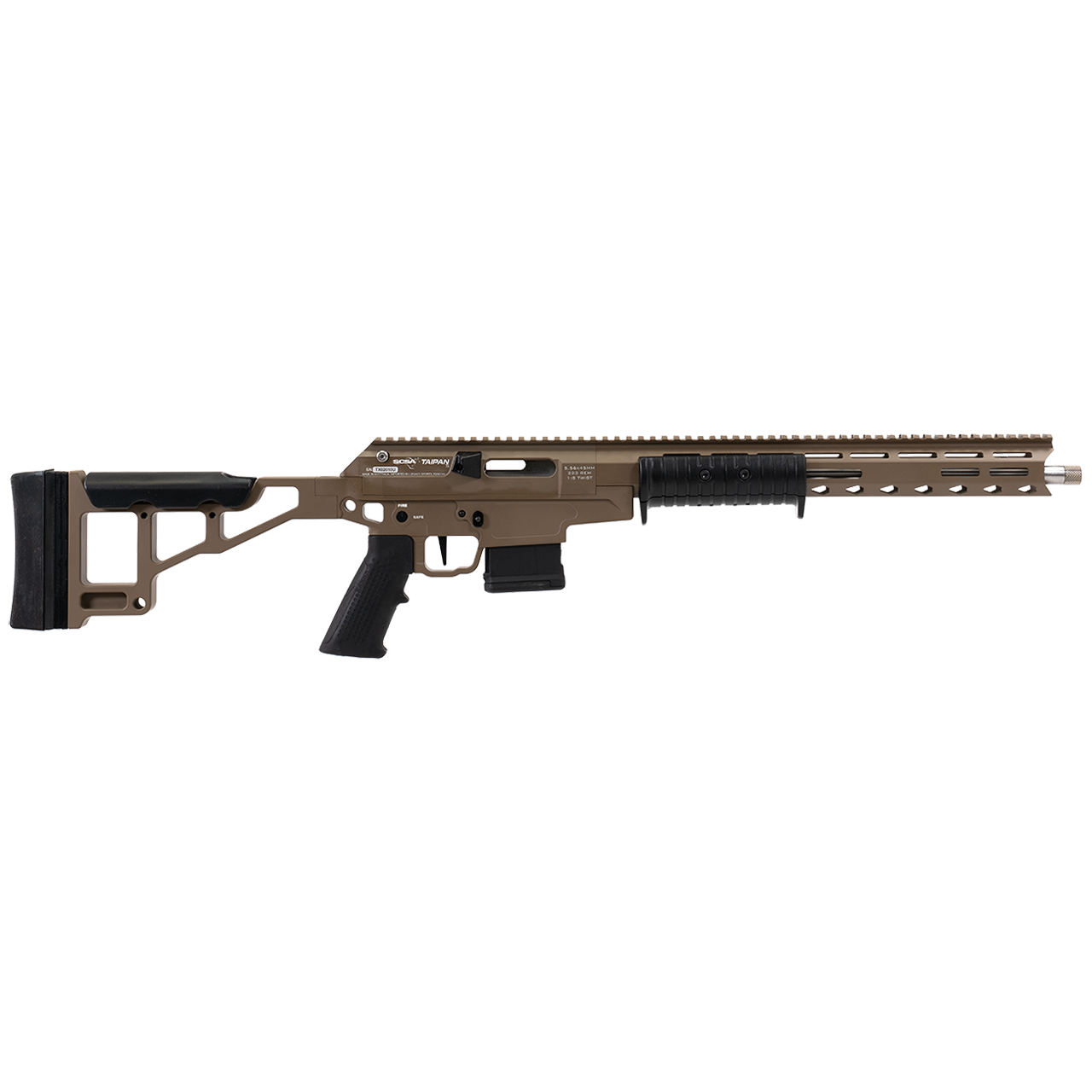 Southern Cross Small Arms Taipan X Rifle, FDE: 223 Wylde, 16.5" Barrel ...