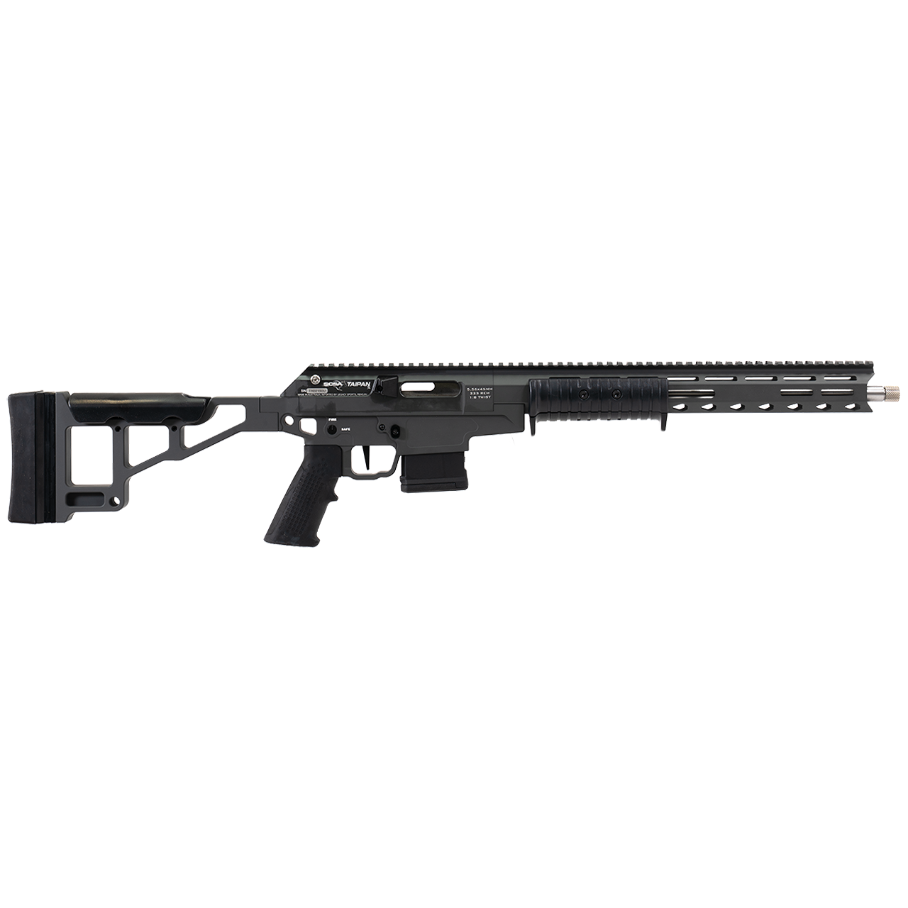 Southern Cross Small Arms Taipan X Rifle, Grey: 223 Wylde, 16.5" Barrel ...