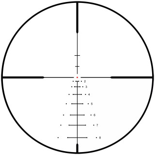 Bushnell R5 6-18x50 SFP Riflescope: 1" Tube, Illuminated DOA-LRH800 ...