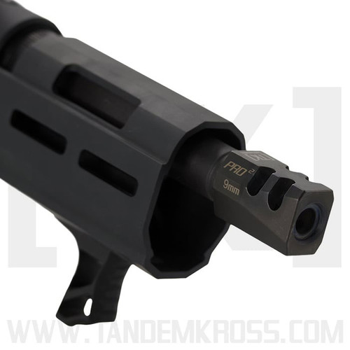 TANDEMKROSS Game Changer PRO Squared Compensator for 9mm - Black, 1/2x28