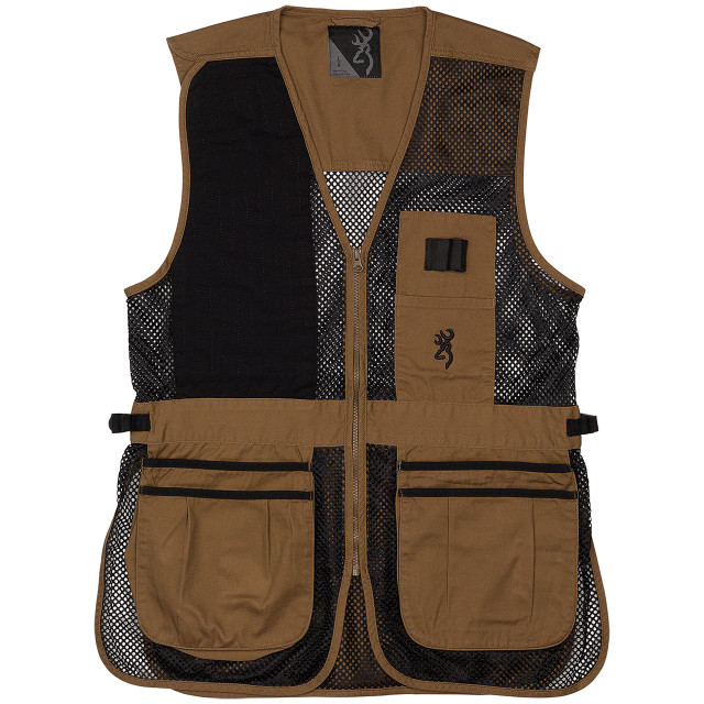 Browning Trapper Creek Mesh Shooting Vest - Clay / Black | CSC - Canada ...