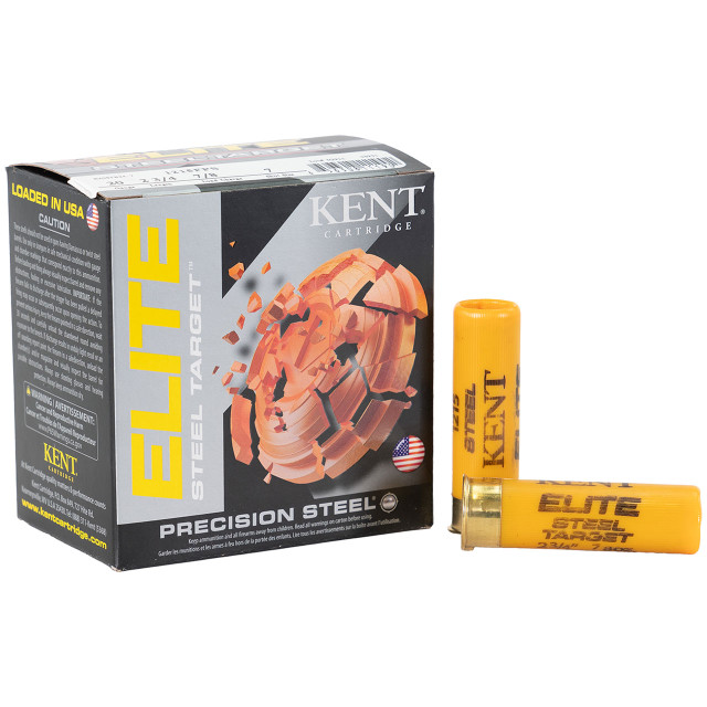 Kent Elite Steel Target Ammunition - 20 Gauge, 2-3/4", #7, Steel, 7/8 ...
