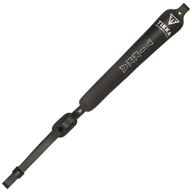 Tikka Padded Adjustable Leather Sling w/ Thumb Loop, Black
