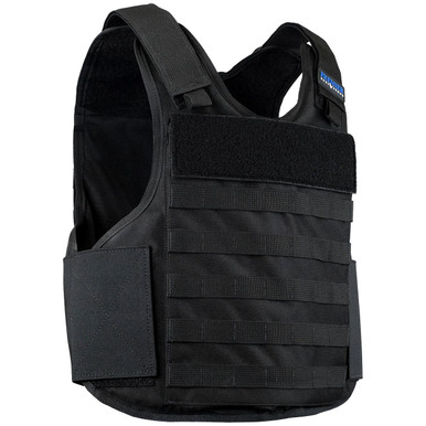 Premier Body Armor Hybrid Tactical Vest - Level IIIA, Black