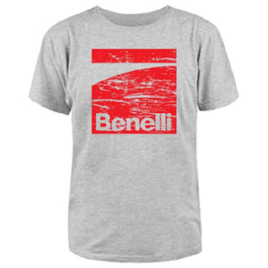 Benelli Logo T-Shirt - Light Grey