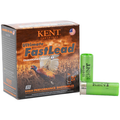 Kent Ultimate Fast Lead Diamond Shot Ammunition - 12 Gauge, 2-3/4", #5 ...