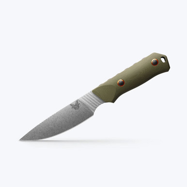 Benchmade 15600-01 Raghorn Knife: OD Green G10, Drop-Point