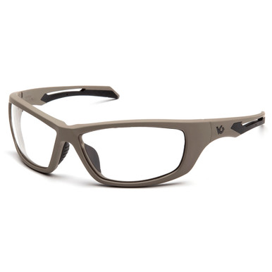 Venture Gear Tactical Howitzer Ballistic Eyewear: Tan Frame, Clear Lenses