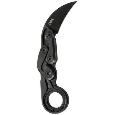 CRKT Provoke Aluminum Folding Tactical Knife Morphing Karambit: Black ...