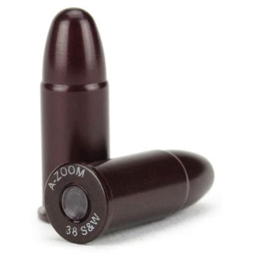A-ZOOM Revolver Snap Caps: 38 S&W, 6-Pk