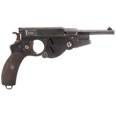 Bergmann Antique 1896 No 3: 6.5mm Bergmann, 4" Barrel, SER# 1133