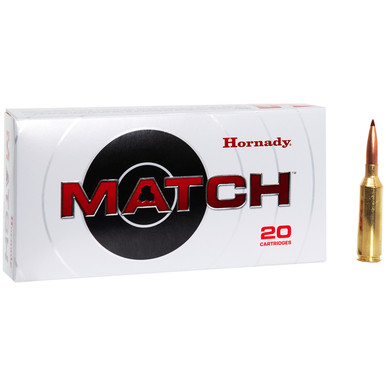 Hornady Match Ammunition: 6.5 PRC, 147 gr, ELD Match, 2910 fps, Model 81620