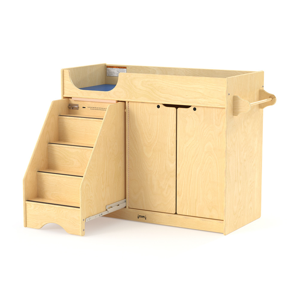 Jonti-Craft® Changing Table - with Stairs Combo - Left | 5135JC