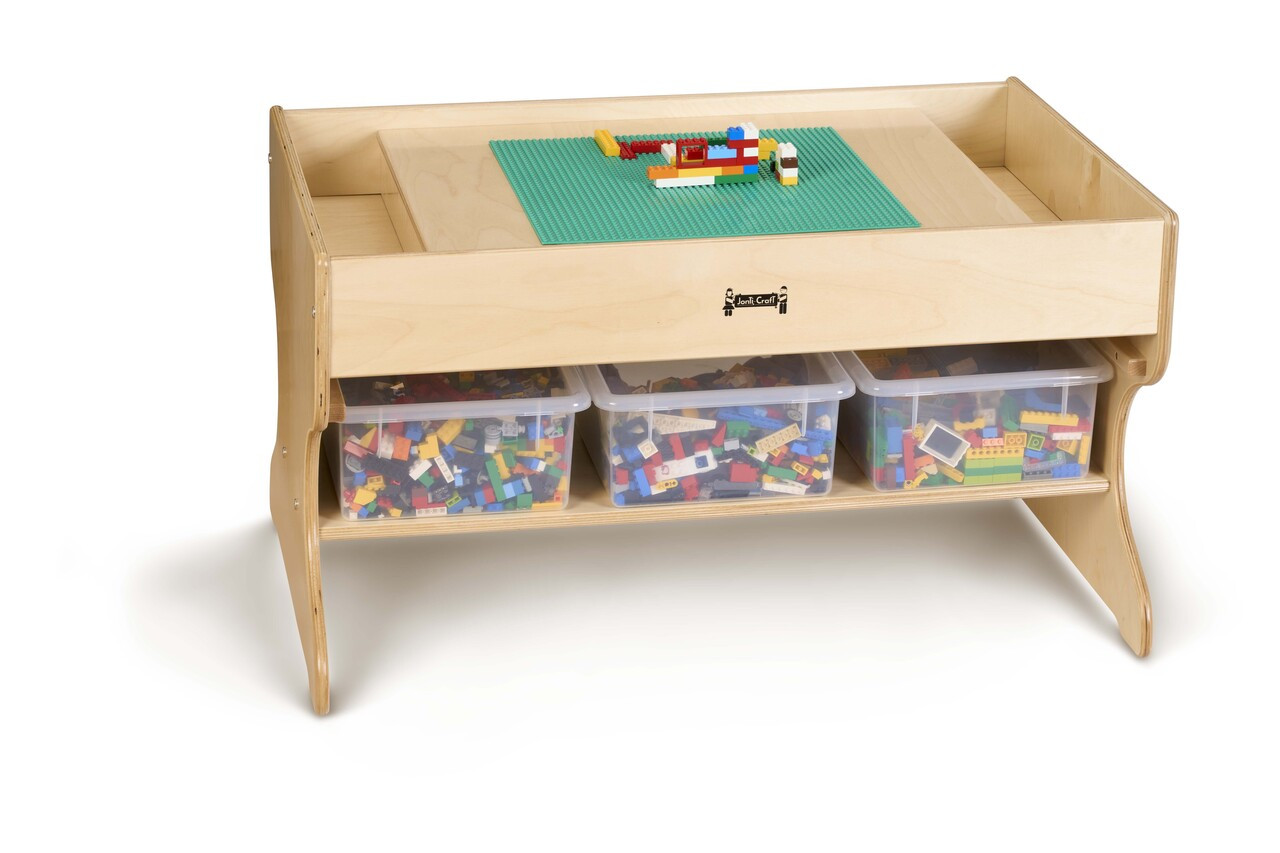 Jonti-Craft® Deluxe Building Table - Traditional Brick Compatible | 5726JC