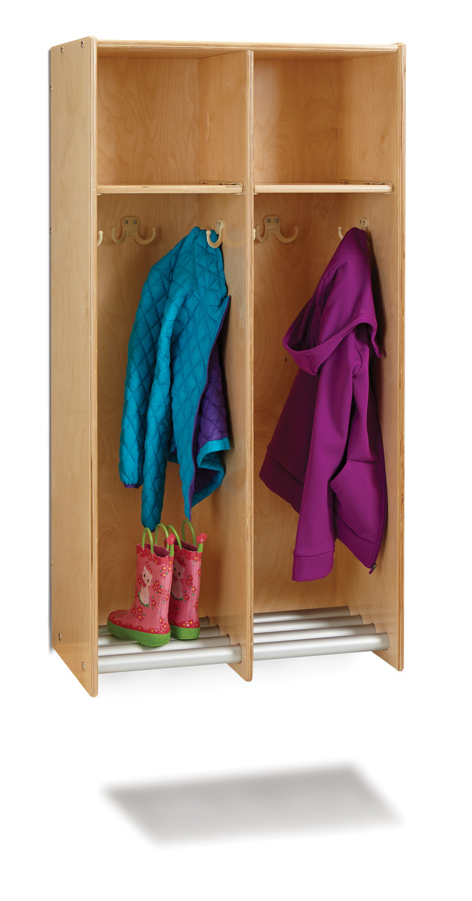 Jonti-Craft® 2 Section Hanging Locker - without Tubs | 9133JC