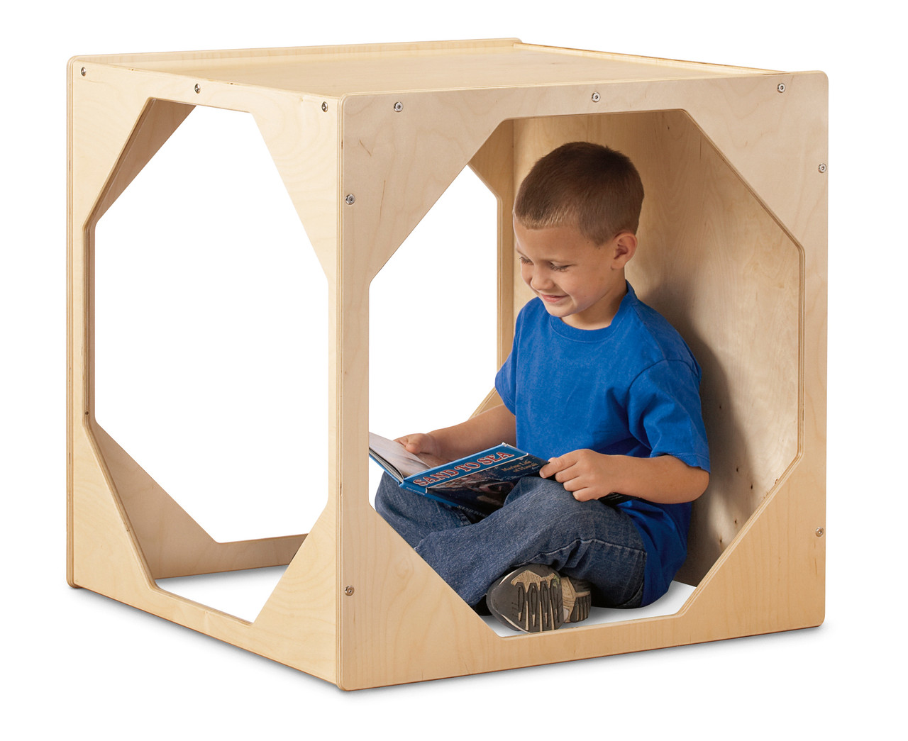 Jonti-Craft® Wooden Cube Hideaway Reading Nook| 2375JC