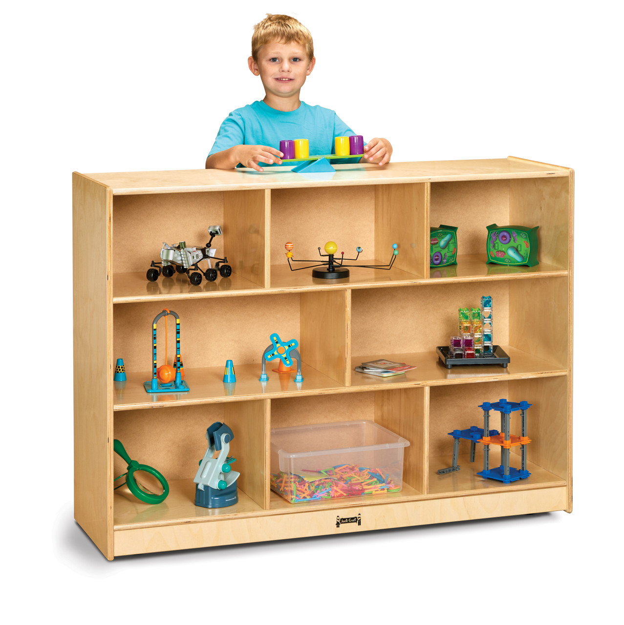 Jonti-Craft® Super-Sized Single Mobile Toy Storage Bookshelf | 2691JC