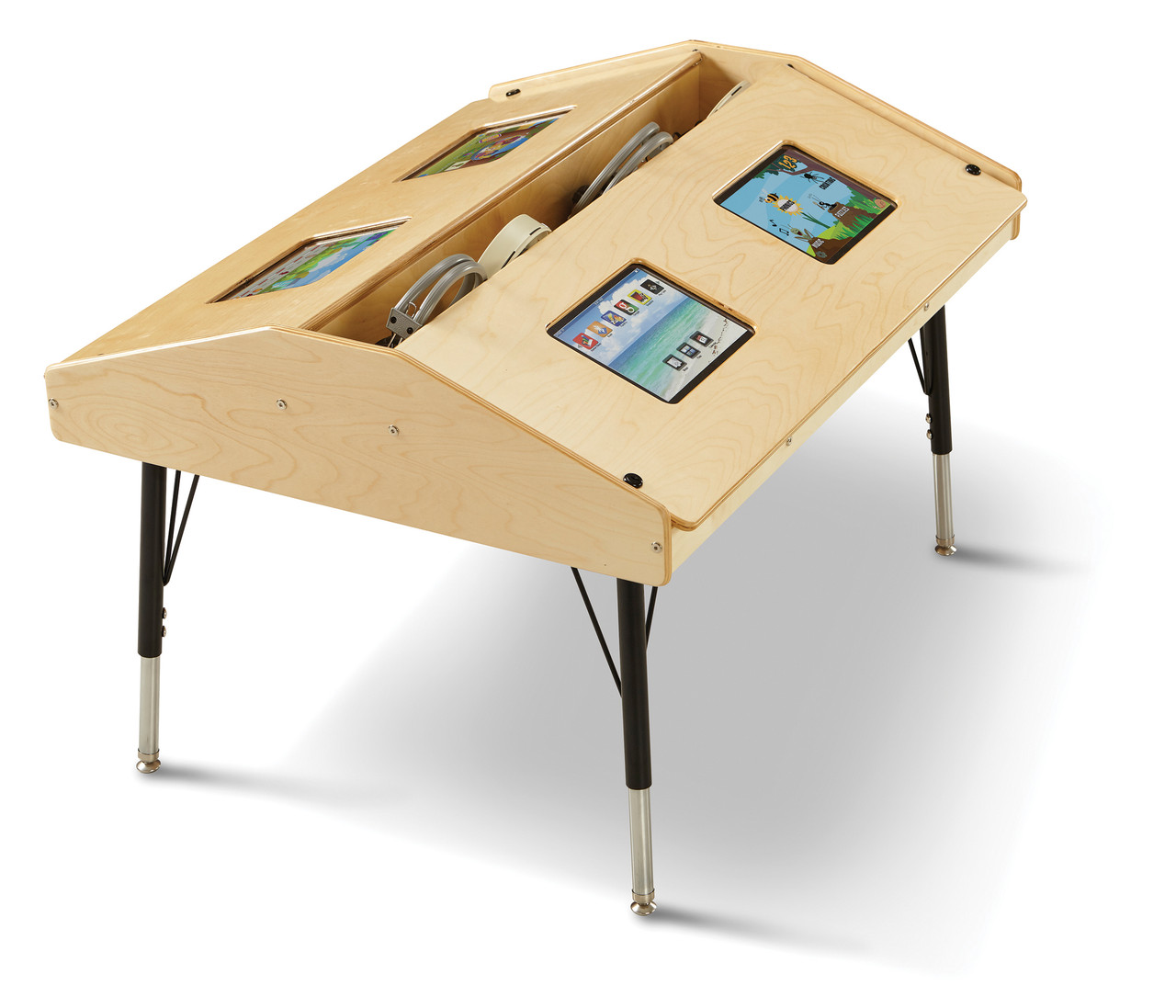 Jonti-Craft® Quad Tablet Table - Stationary | 33971JCE