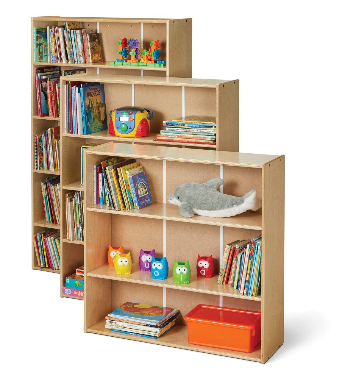 Young Time® Short Adjustable Shelf Bookcase | 7116YT
