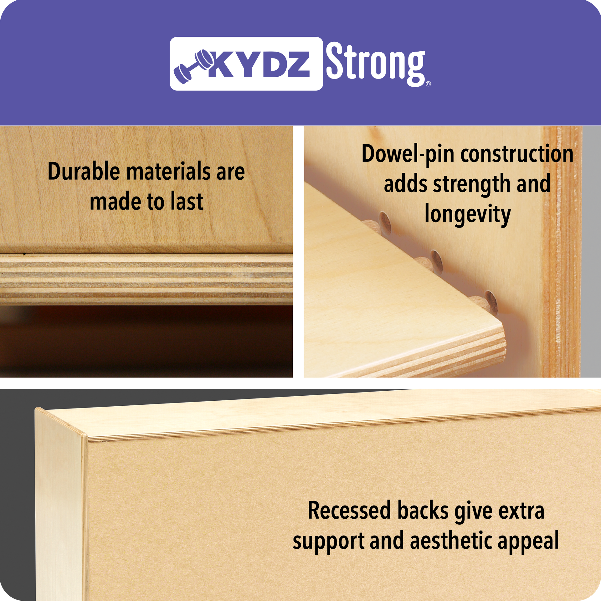 Jonti-Craft® Purpose+ Square Table - 24" x 24" | 6253JCP251