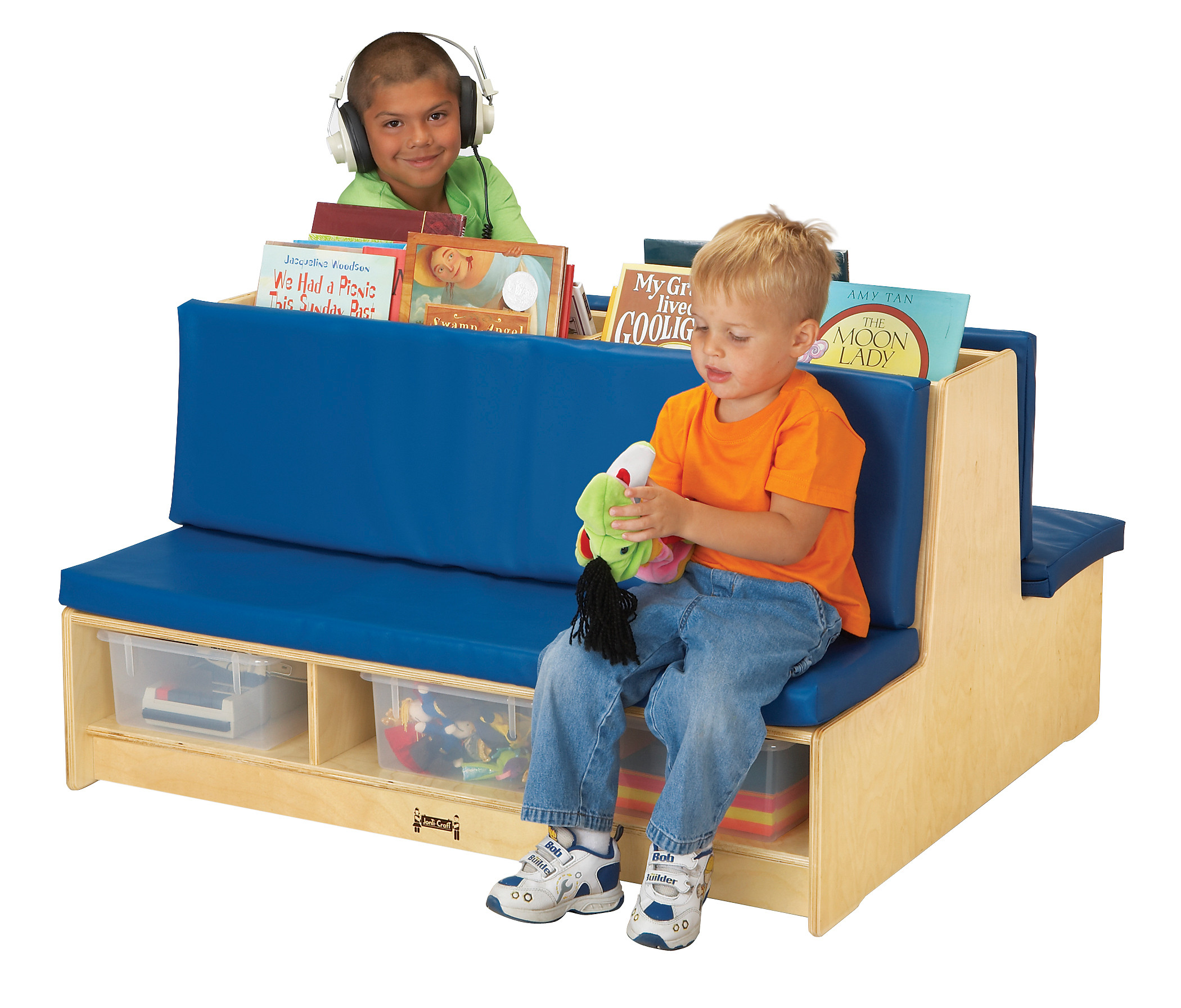 Jonti-Craft® Read-a-Round Couch - Wheat | 37430JC