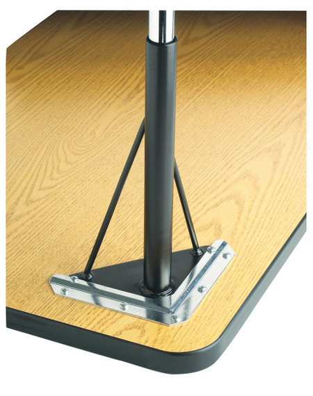 Berries® Rectangle Student Desk - 24" X 30", A-height - Maple/Black ...