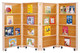 Jonti-Craft® Mobile Library Bookcase - 4 Sections | 0267JC